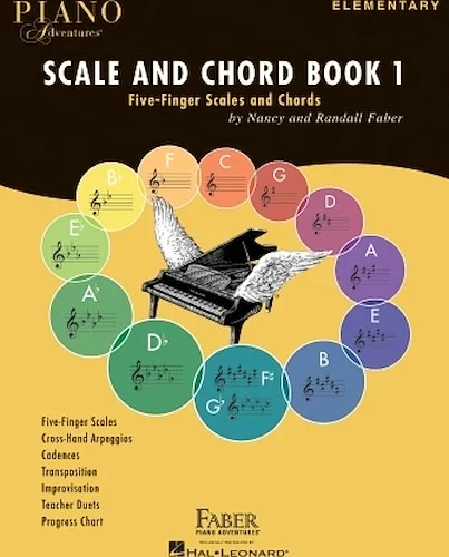 Piano Adventures Scale and Chord Book 1 - Five-Finger Scales and Chords ...