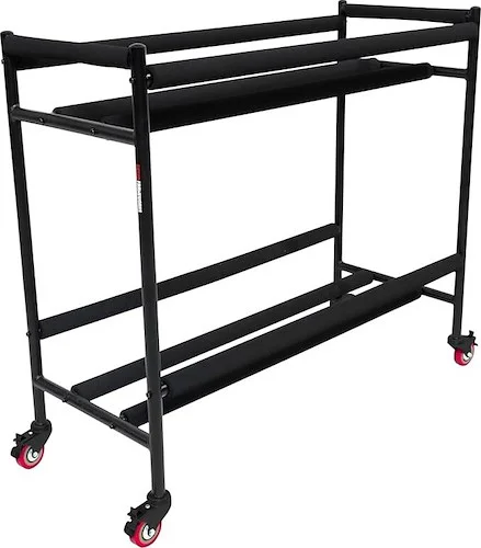 Two-Tier Snare Rack with Locking Casters | Capital Music Gear