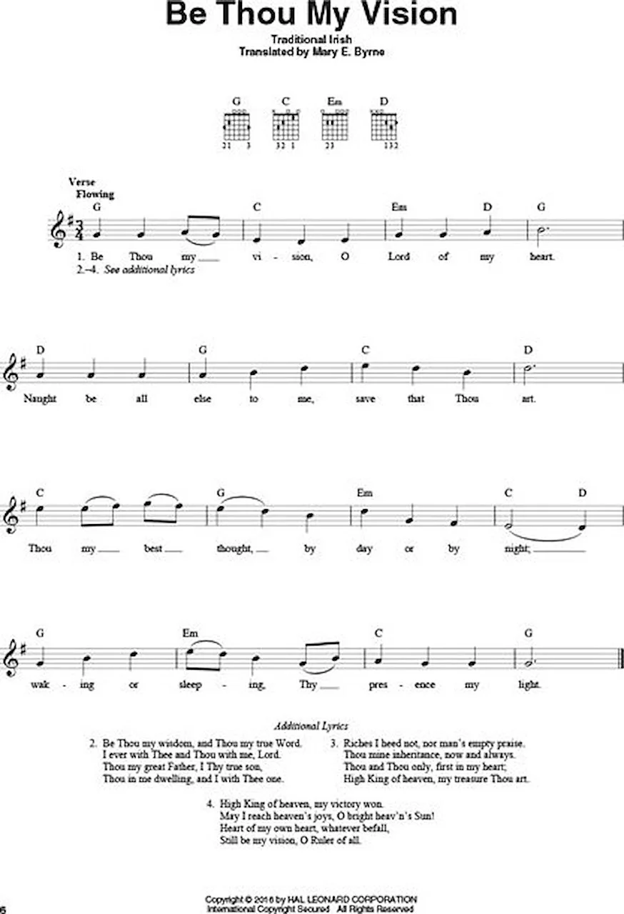 Christian Hymns Guitar Chords