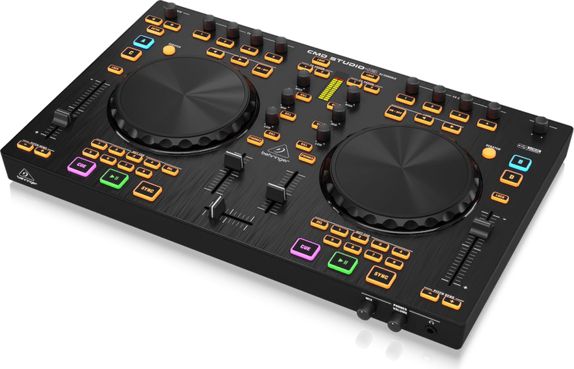 4-Deck DJ MIDI Controller with 4-Channel Audio Int | Capital Music Gear
