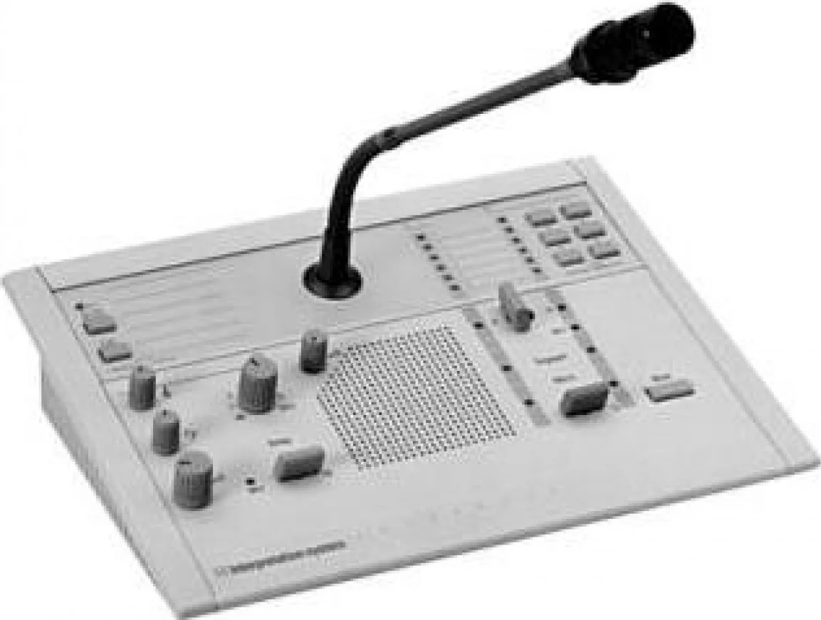 6-channel interpreter desk with loudspeaker | Capital Music Gear