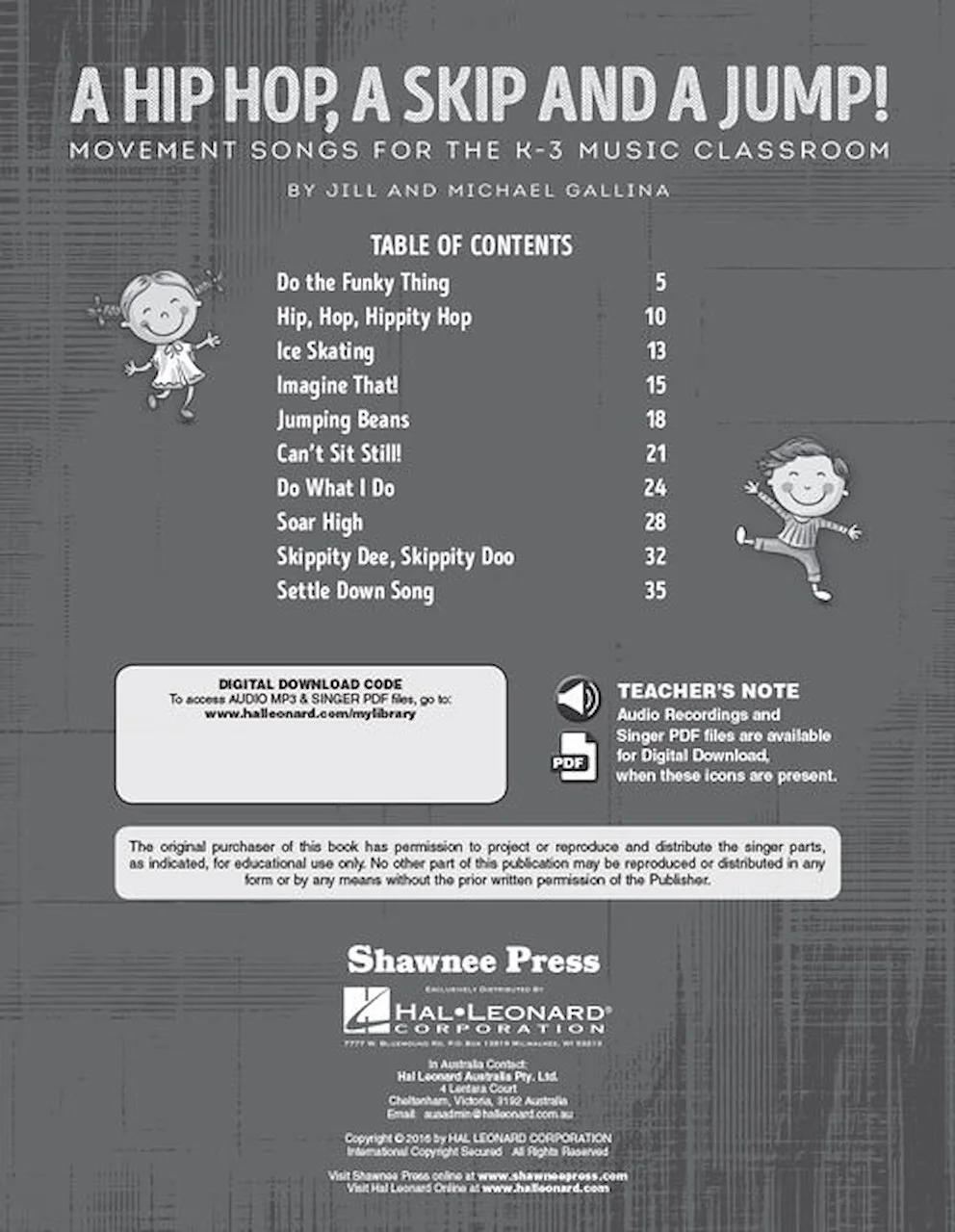 A Hip Hop, a Skip and a Jump - Movement Songs for the K-3 Music ...