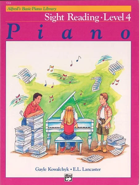 Alfred's Basic Piano Library: Sight Reading Book 4 | Capital Music Gear