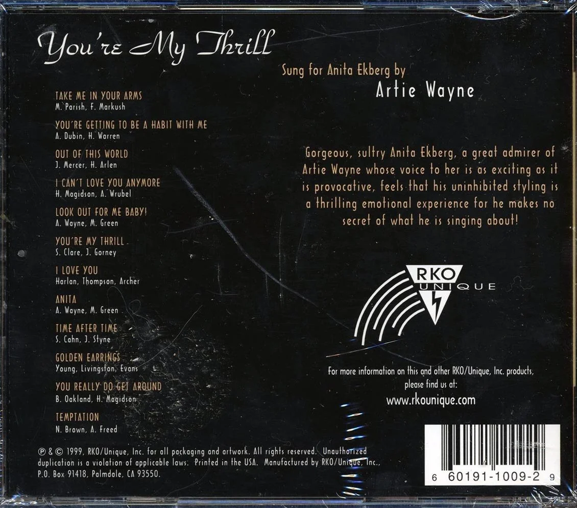 Artie Wayne - You're My Thrill | Capital Music Gear