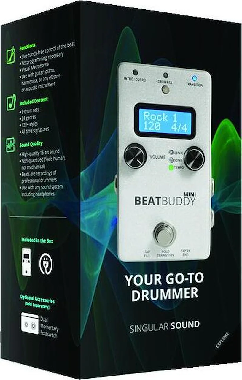 BeatBuddy Mini - Personal Drum Pedal | Capital Music Gear