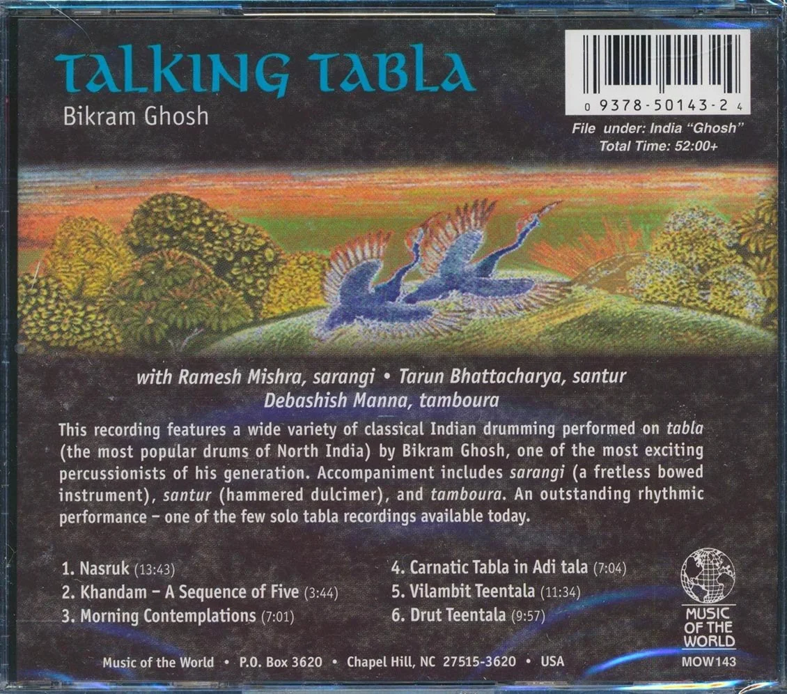 Bikram Ghosh - Talking Tabla: North Indian Tabla With Sarangi & Santur ...