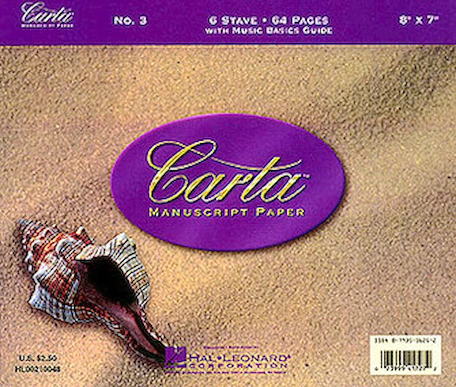 Carta Manuscript Paper No. 3 - Children's | Capital Music Gear