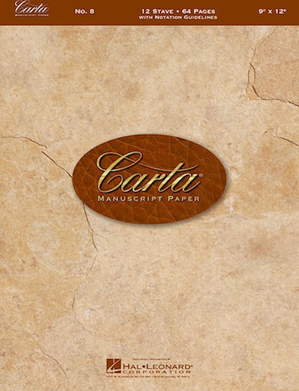 Carta Manuscript Paper No. 8 - Basic | Capital Music Gear