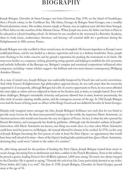 Chevalier - Music from the Motion Picture Soundtrack for Violin Solo ...