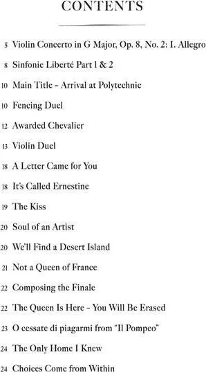 Chevalier - Music from the Motion Picture Soundtrack for Violin Solo ...