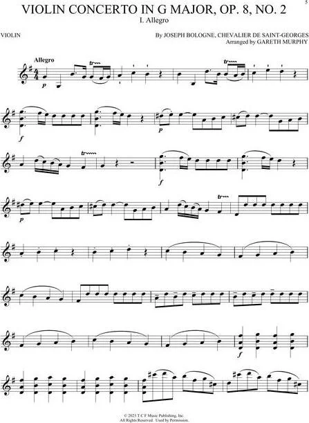 Chevalier - Music from the Motion Picture Soundtrack for Violin Solo ...