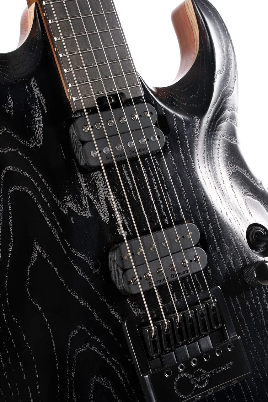 Cort KX700OPBK KX Series Evertune Double Cutaway Electric Guitar. Open ...