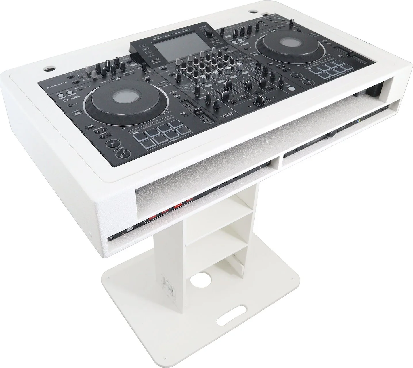 DJ Control Tower DJ Podium 2x1U Rack Mount and Travel Cases for Pioneer ...