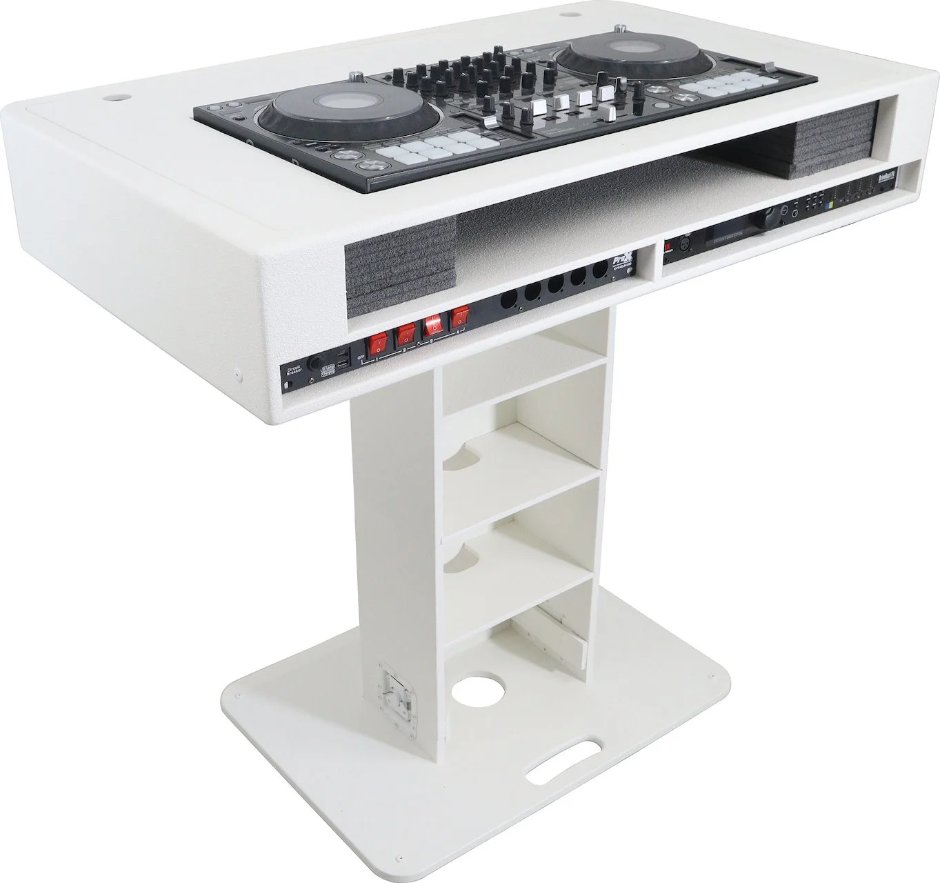 DJ Control Tower DJ Podium 2x1U Rack Mount and Travel Cases for Pioneer ...