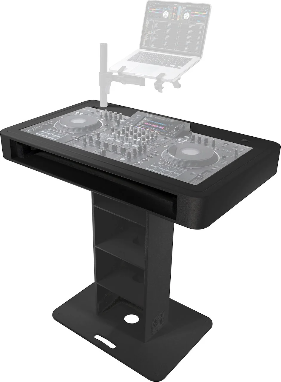 DJ Control Tower DJ Podium Stand with Travel Cases for Pioneer DDJ-REV7 ...