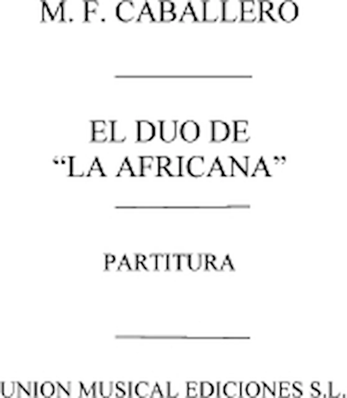 Duo de la Africana Partitura | Capital Music Gear