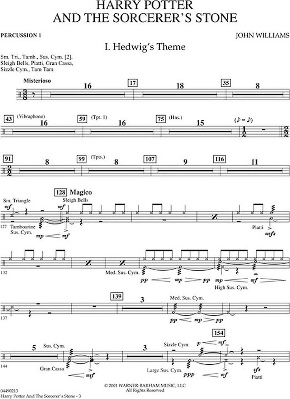 Harry Potter and the Sorcerer's Stone - (Suite for Orchestra) | Capital ...