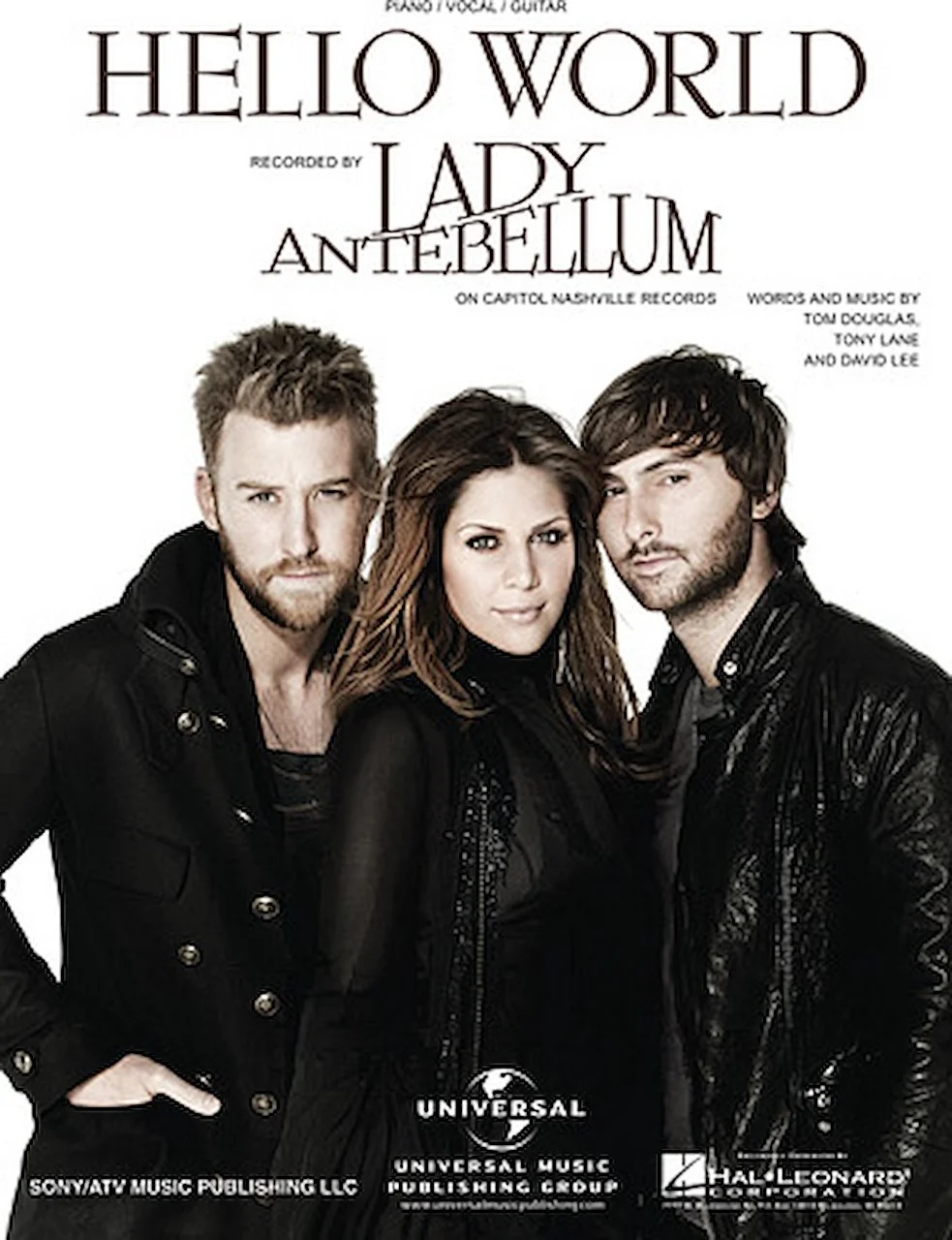 Hello World Song by Lady Antebellum Piano Sheet Music Guitar Chords ...