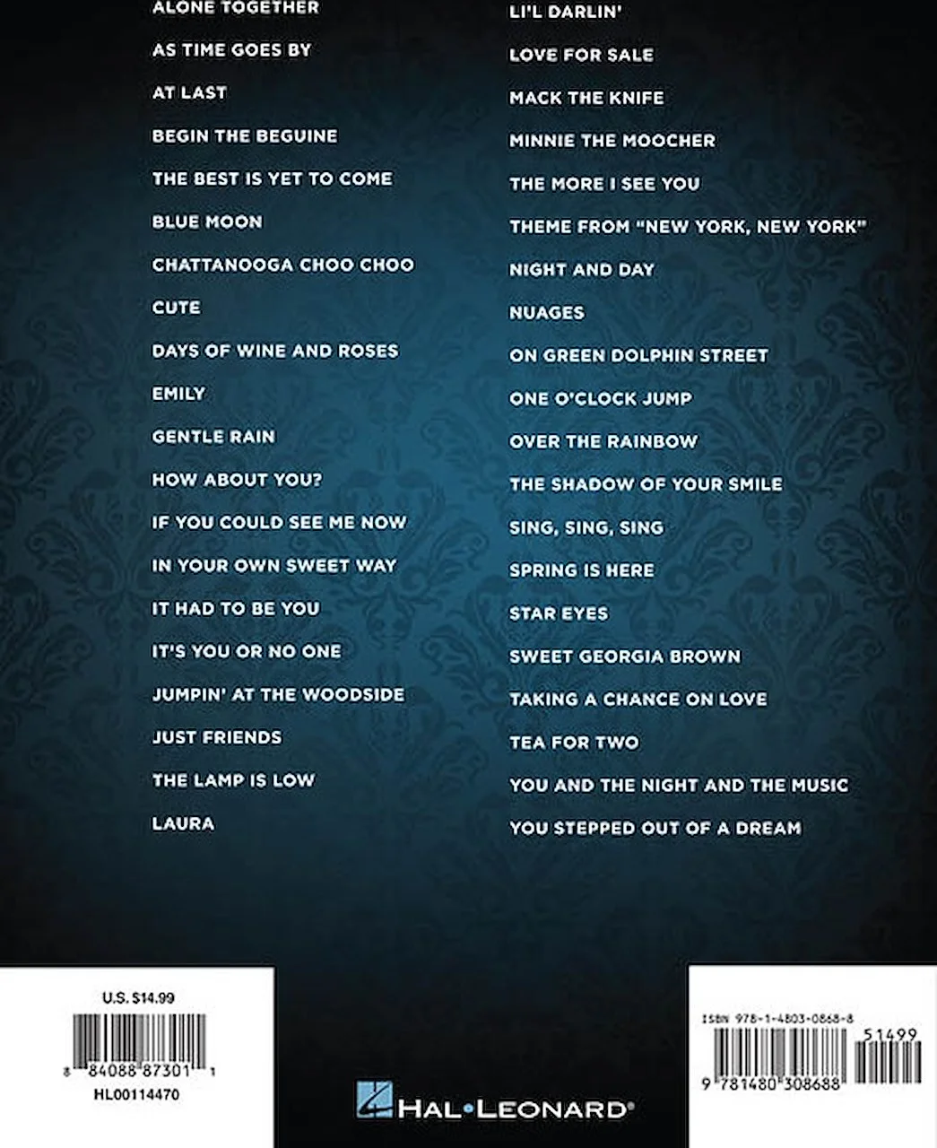 Jazz Standards Made Easy Piano Sheet Music 40 Songs Lyrics Hal Leonard ...