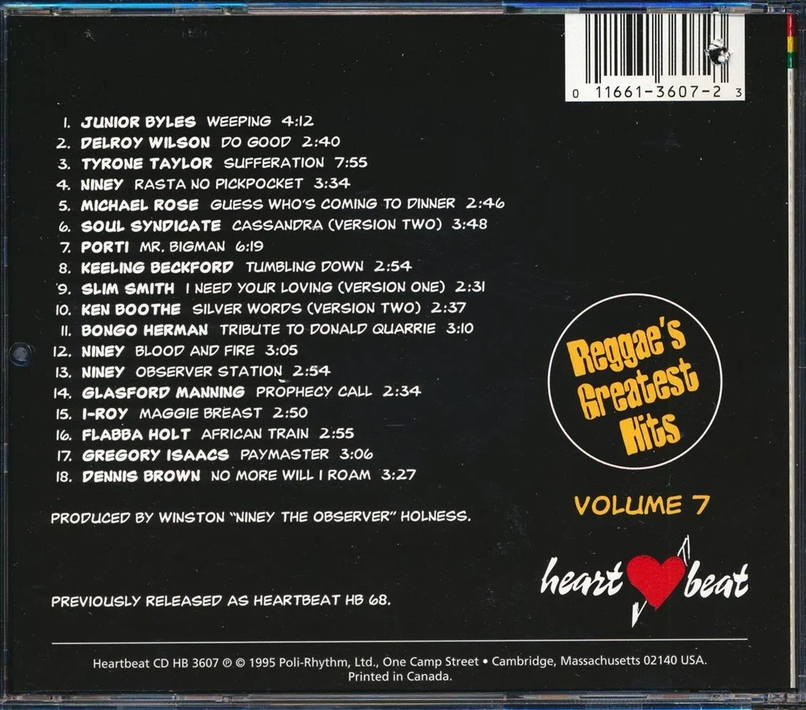 Jr. Byles, Flabba Holt, Bongo Herman, Gregory Isaacs, Etc. - Reggae's ...