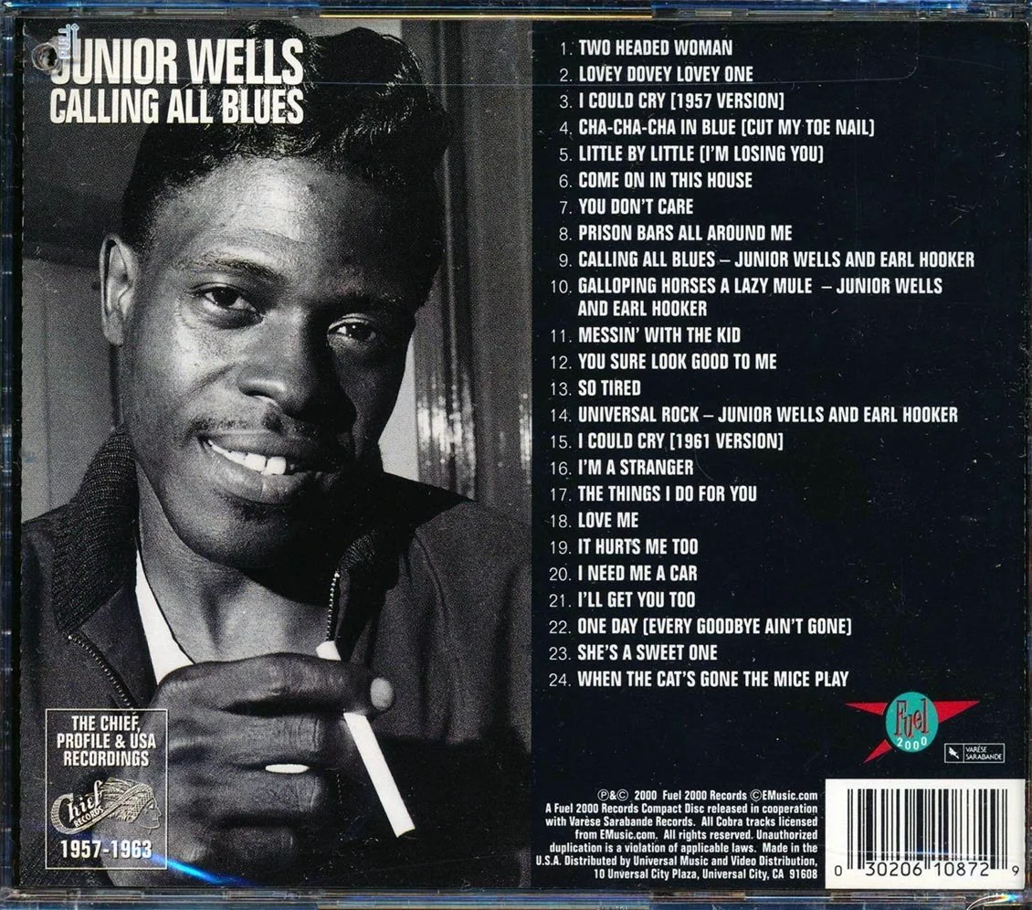 Junior Wells - Calling All Blues: The Chief, Profile & USA Recordings ...