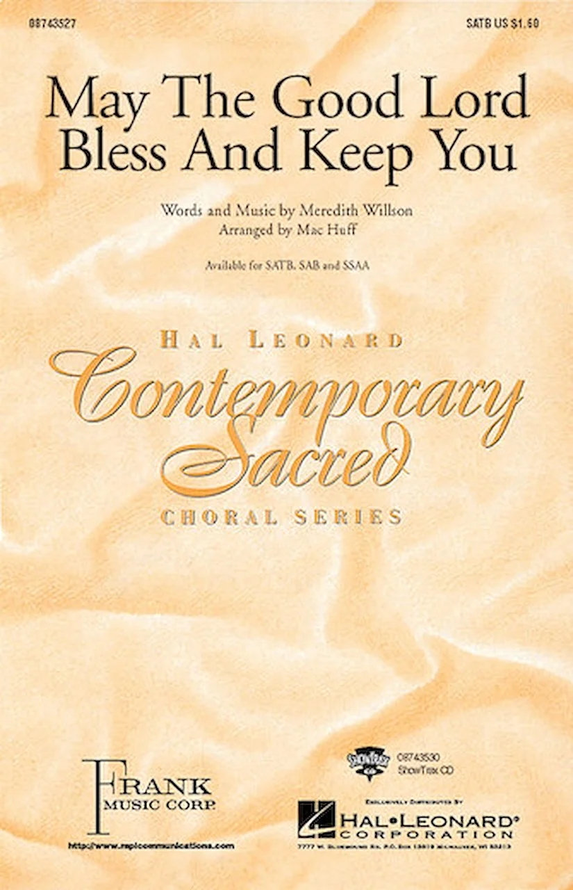 Hal Leonard May Good Lord Bless and Keep You SATB Arranged by Mac for ...