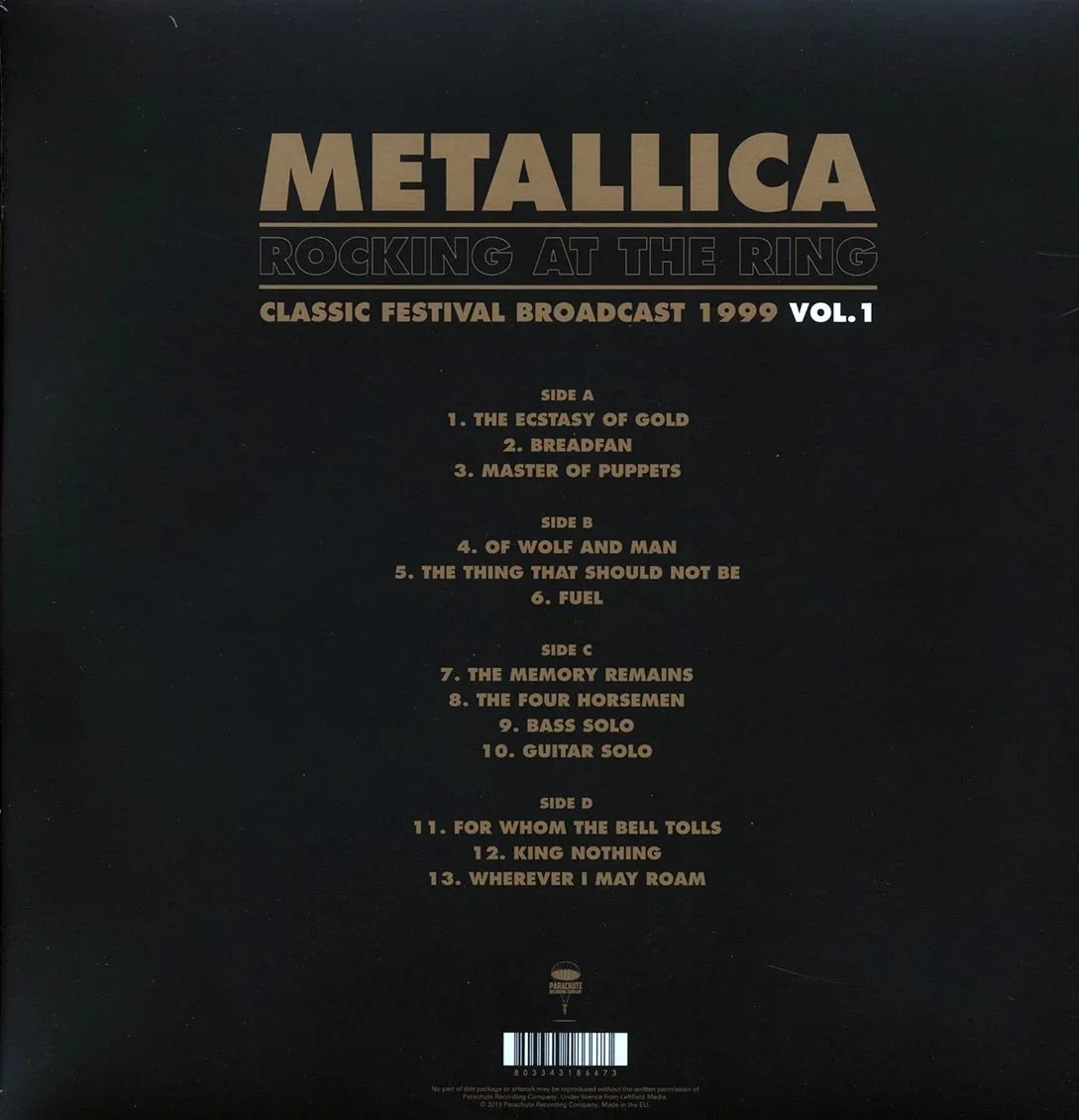 Metallica - Rocking At The Ring Volume 1: Classic Festival Broadcast ...