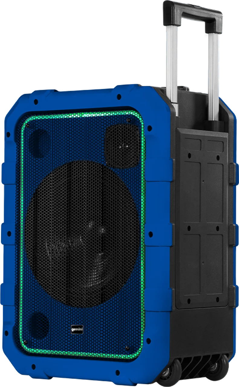 MPA-2400: RECHARGEABLE WEATHER-RESISTANT TROLLEY SPEAKER (BLUE ...