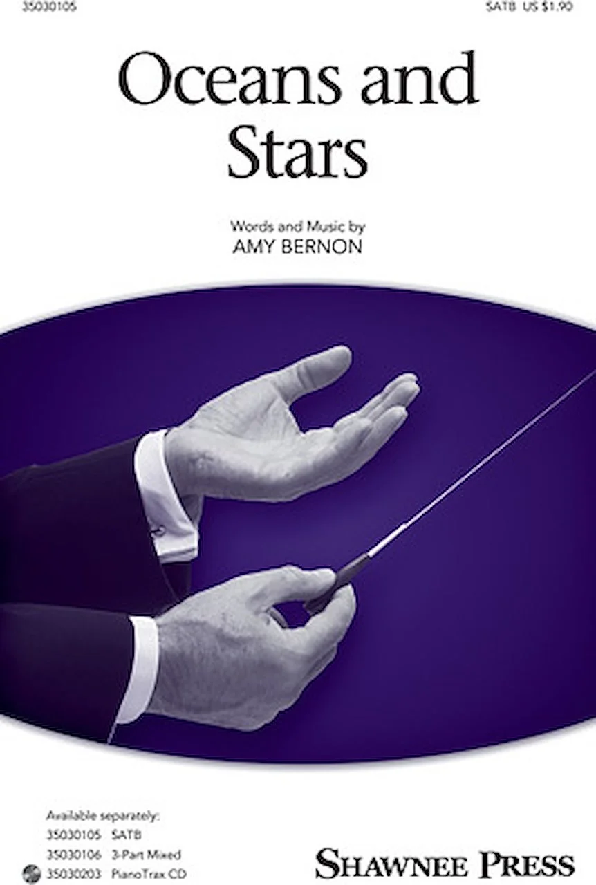 Shawnee Press Oceans and Stars SATB Composed by Amy Bernon for sale ...