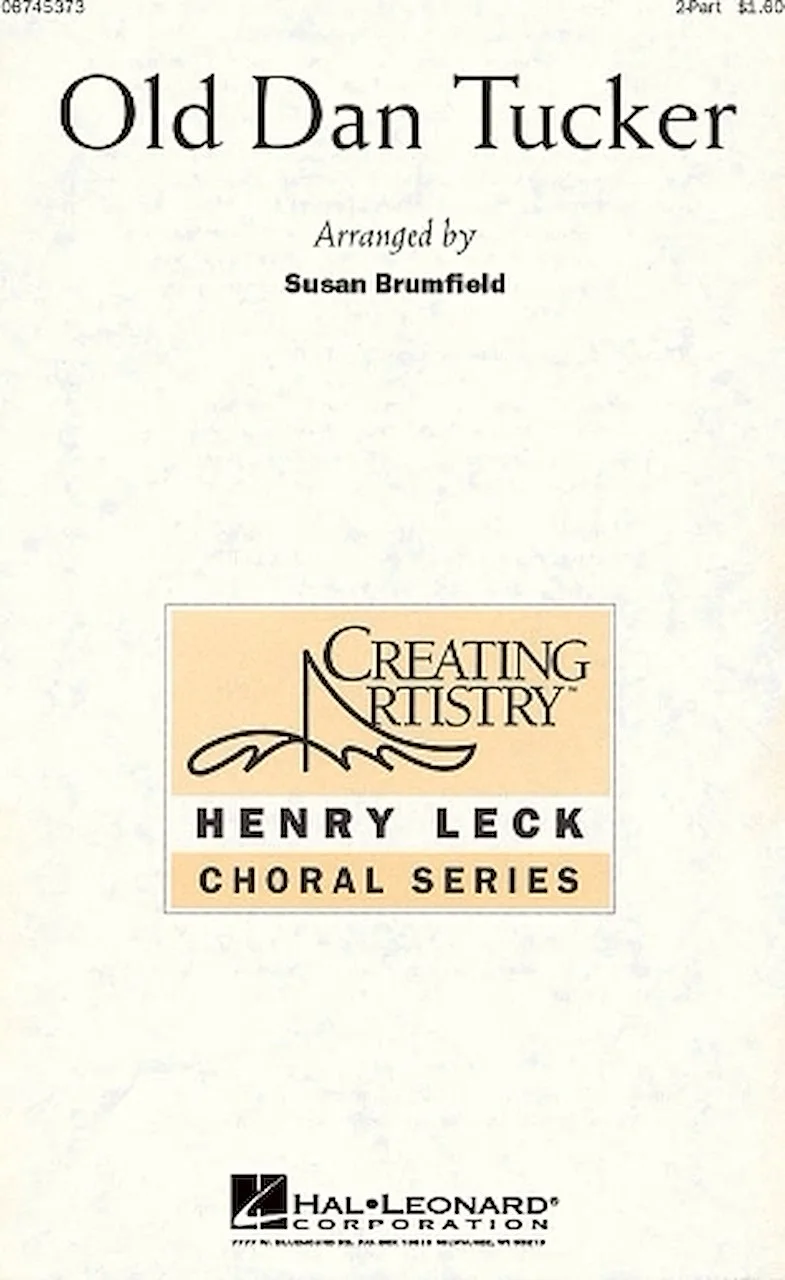 Hal Leonard Old Dan Tucker 2-part Arranged by Susan Brumfield for sale ...