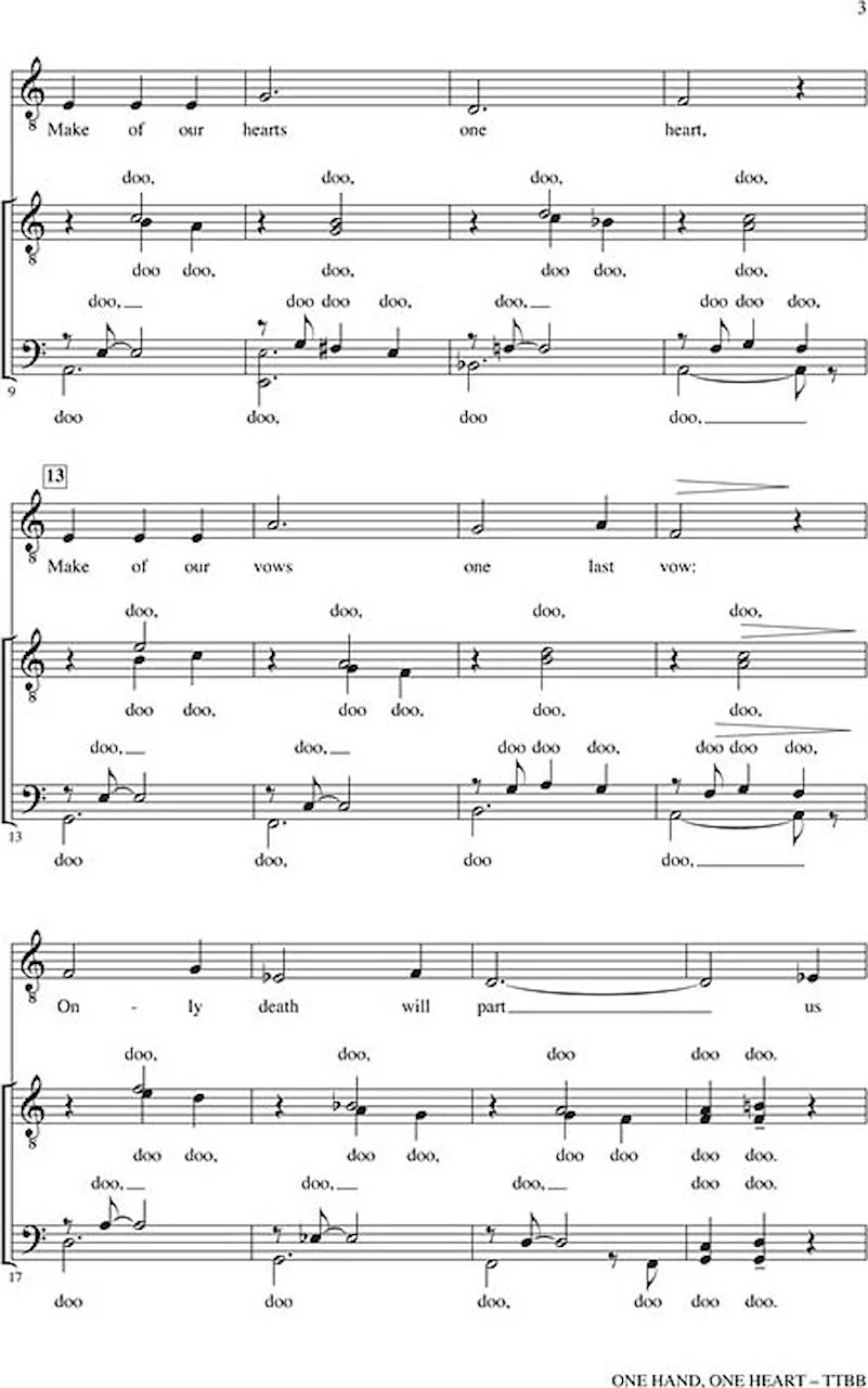 One Hand, One Heart - (from West Side Story) | Capital Music Gear