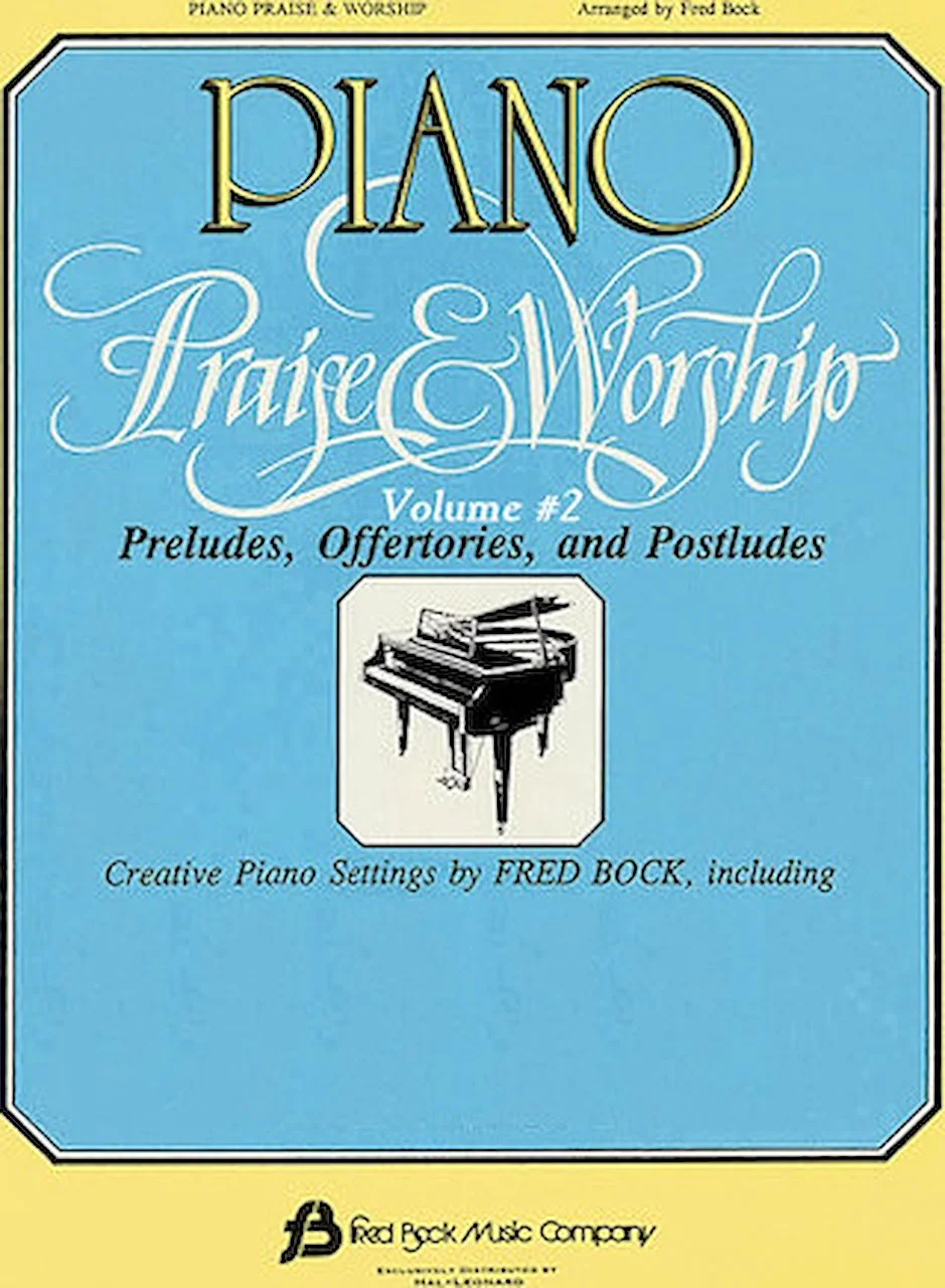 Piano Praise and Worship #2 Sheet Music Book Fred Bock 008738361 for ...