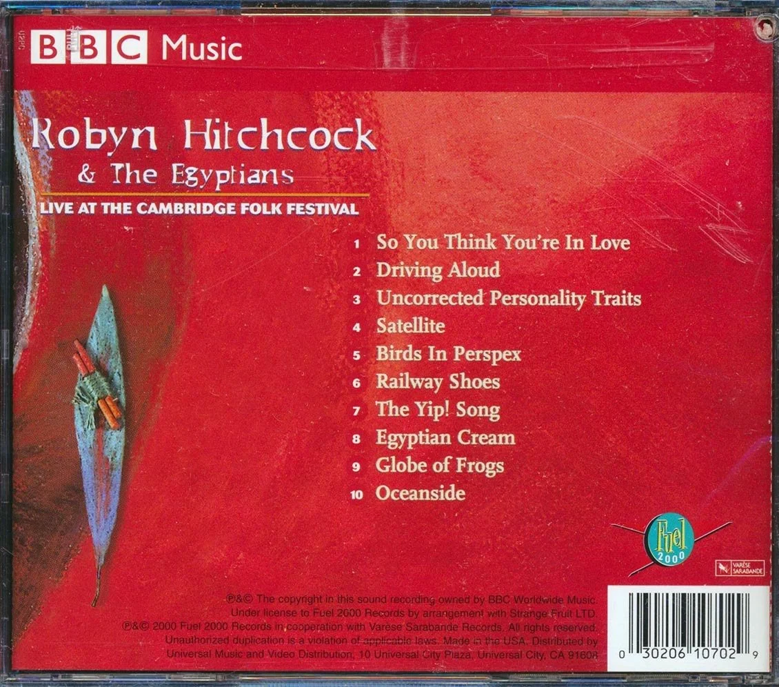 Robyn Hitchcock & The Egyptians - Live At The Cambridge Folk Festival ...