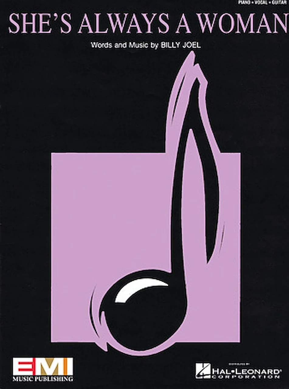 She's Always a Woman Sheet Music Piano Vocal Billy Joel 000355058 for ...