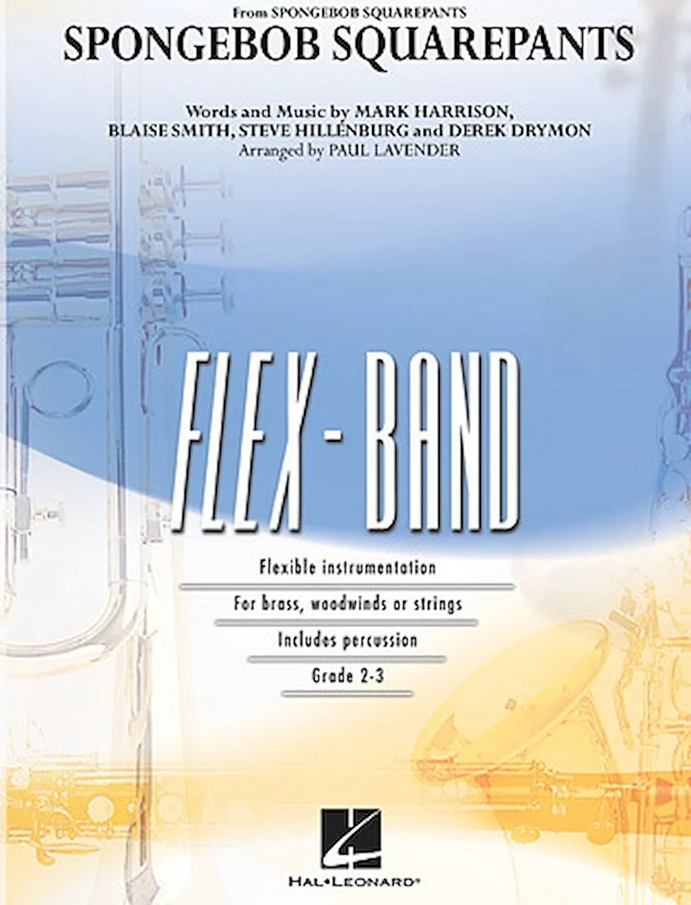 Spongebob Squarepants Concert Band Level 2-3 Arranged by Paul Lavender ...