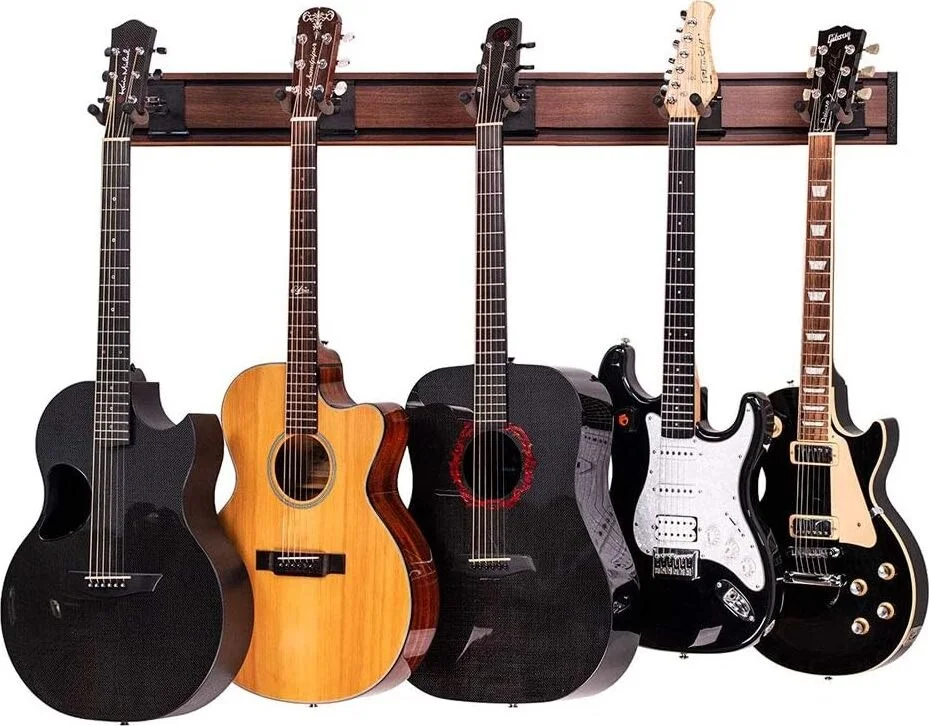String Swing 5 Guitar Wall Rack Mount for Electric Acoustic and Bass ...