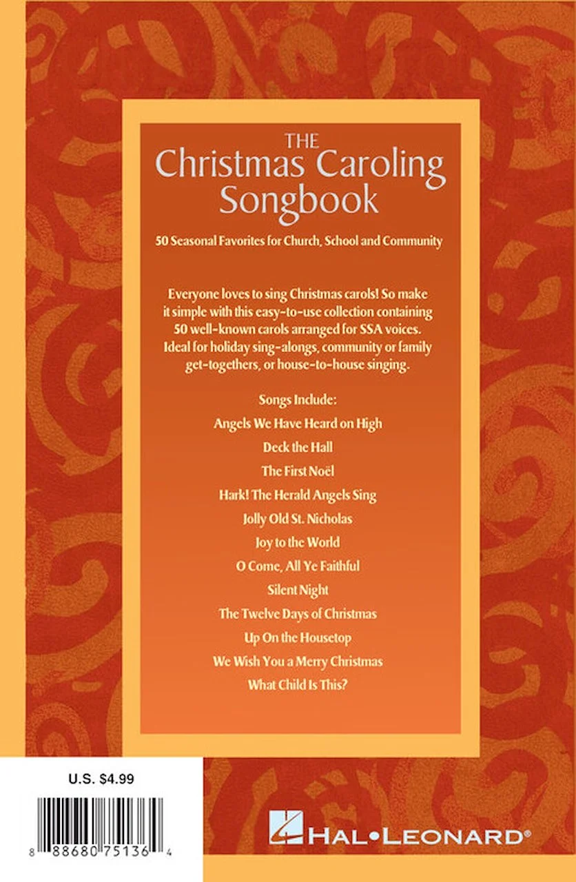 The Christmas Caroling Songbook - 50 Seasonal Favorites for Church ...