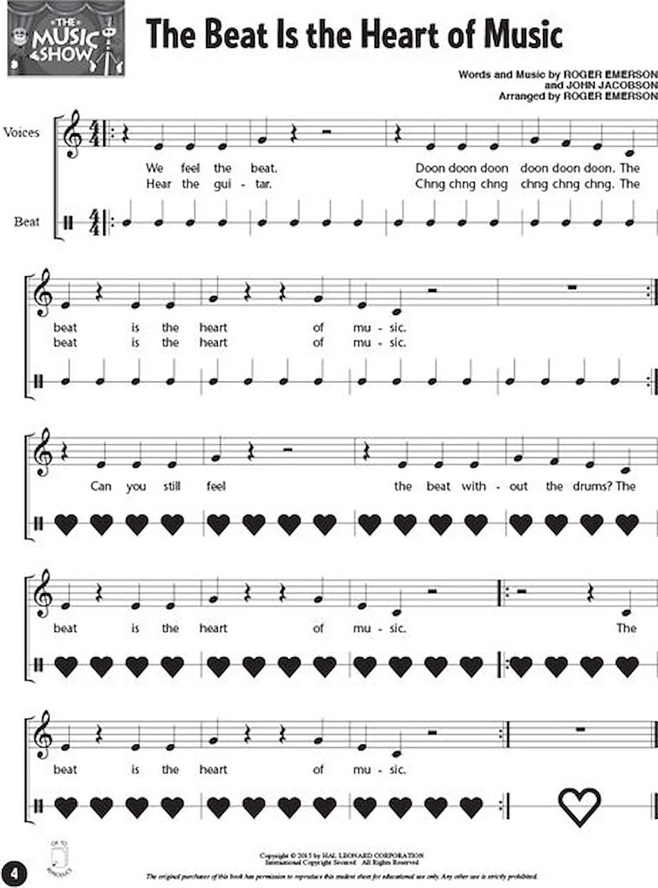 Hal Leonard The Music Show Book With Audio Access Code Composed by John ...