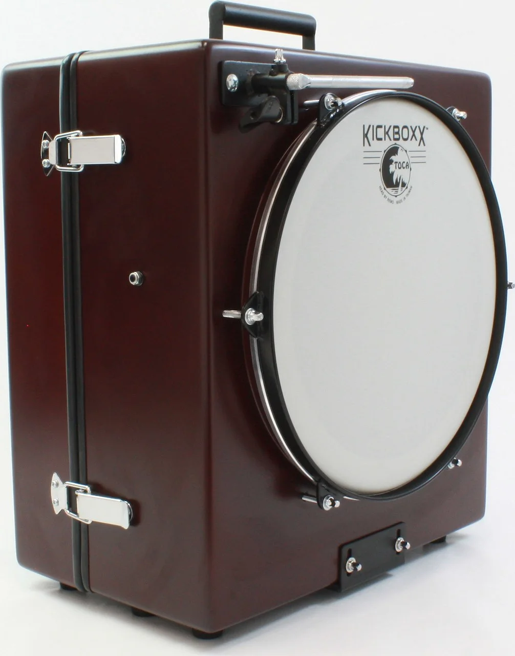 Toca Kickboxx Suitcase Drum Set with Kickboxx, 10" Snare, 10" Tom, and ...
