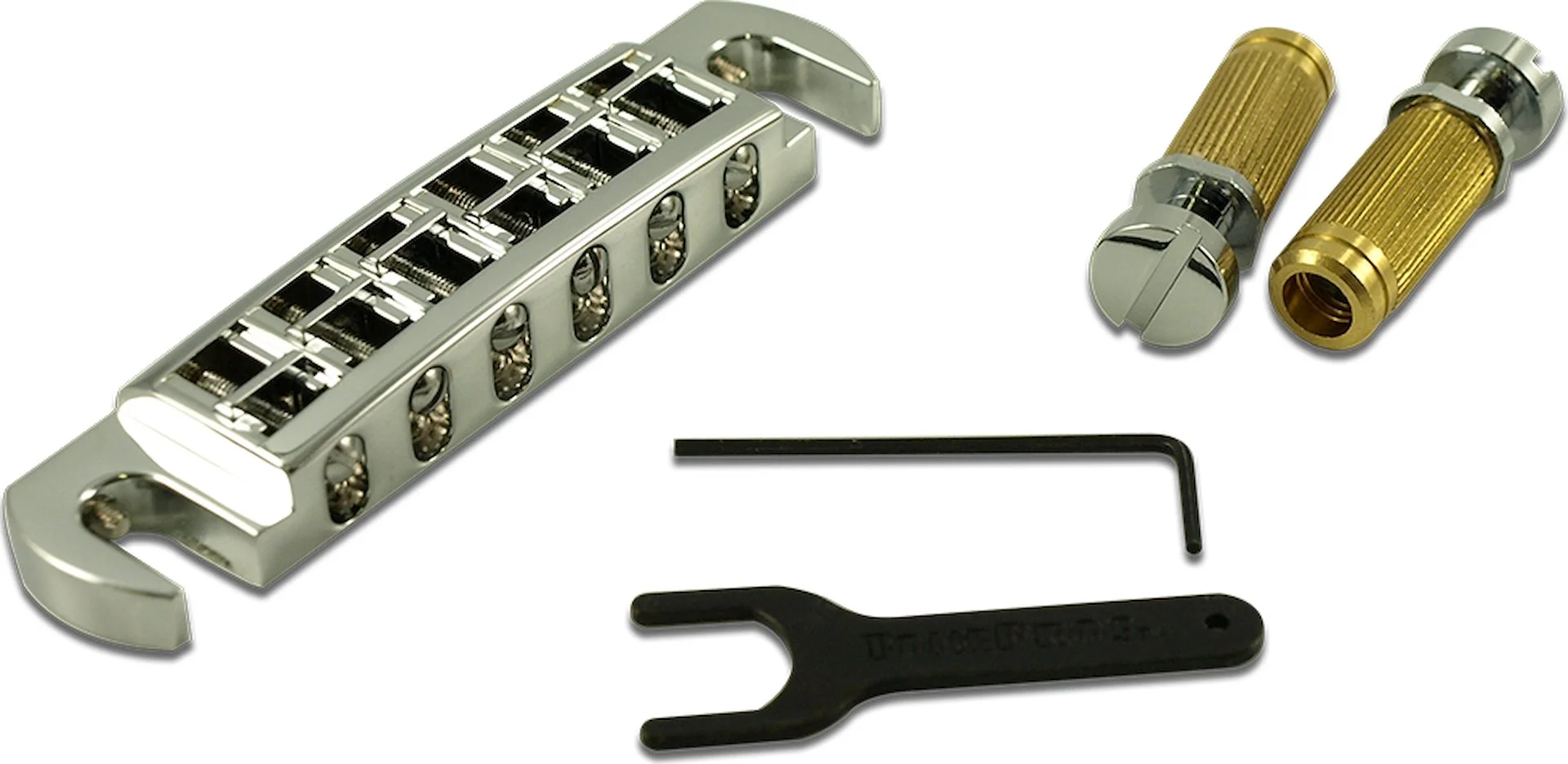 TonePros Wraparound Bridge With S1 Studs Chrome | Capital Music Gear