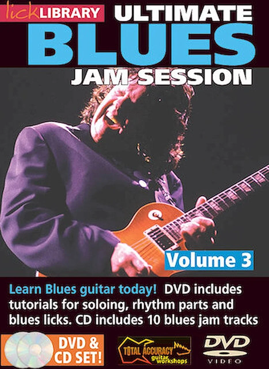 Ultimate Blues Jam Session Vol 3 Guitar Lesson Lick Library How to ...