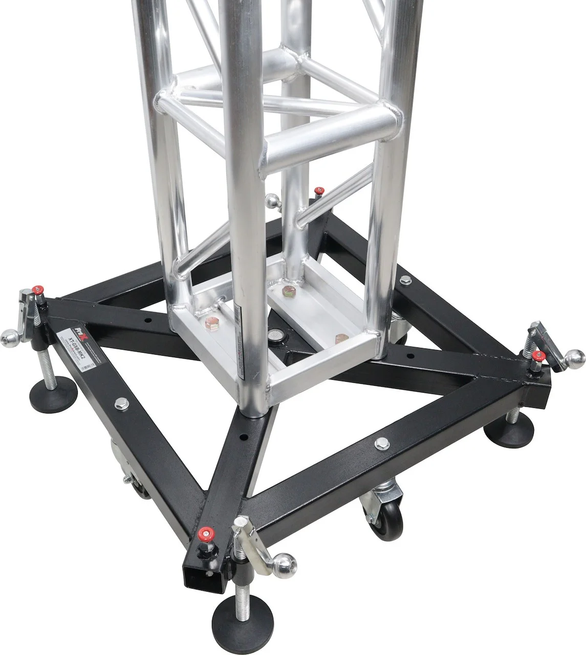 Universal Vertical Tower Truss Ground Support Base on Wheels with ...