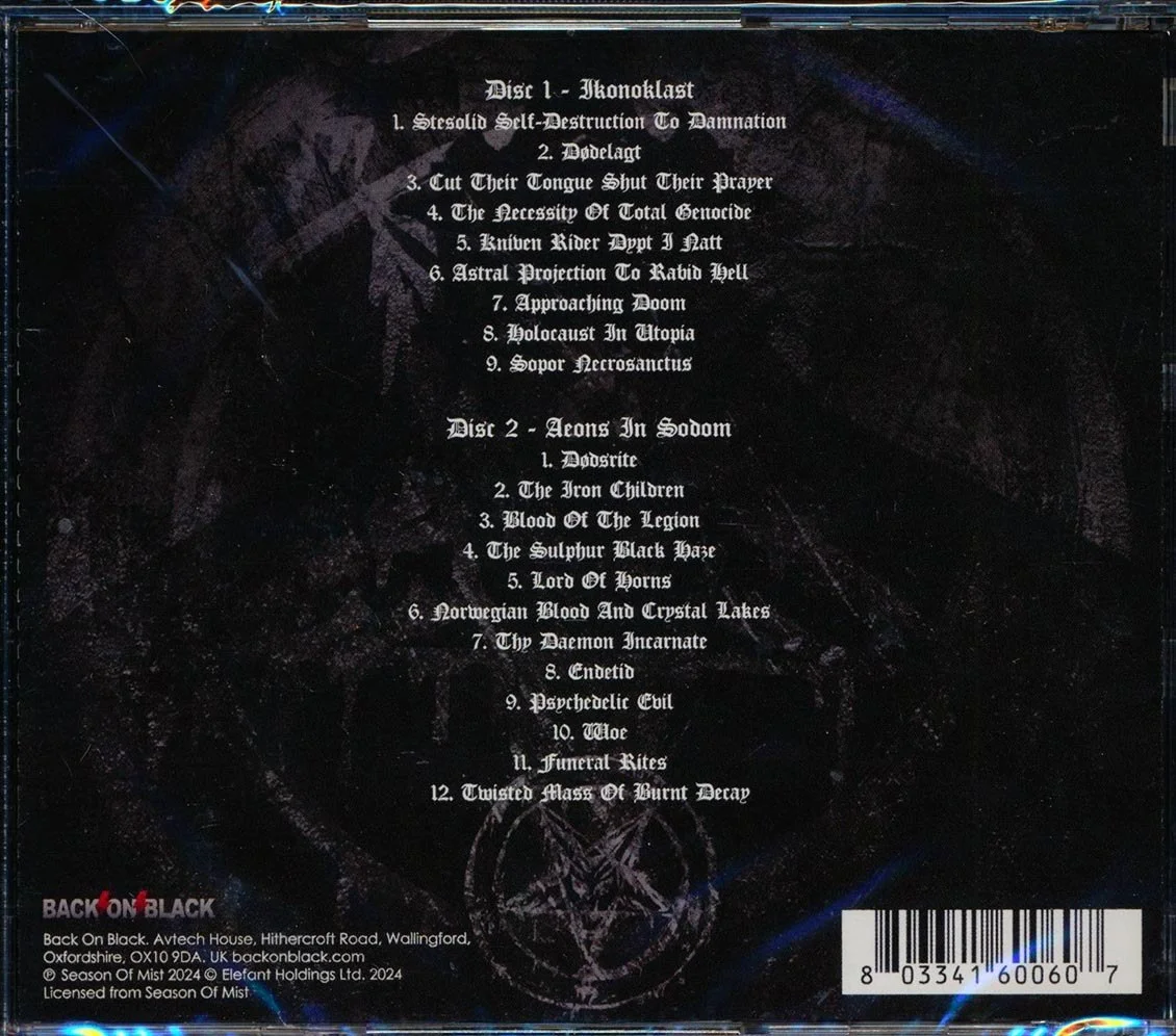 Urgehal - Ikonoclast + Aeons In Sodom (2 albums on 2 CDs) (21 tracks ...