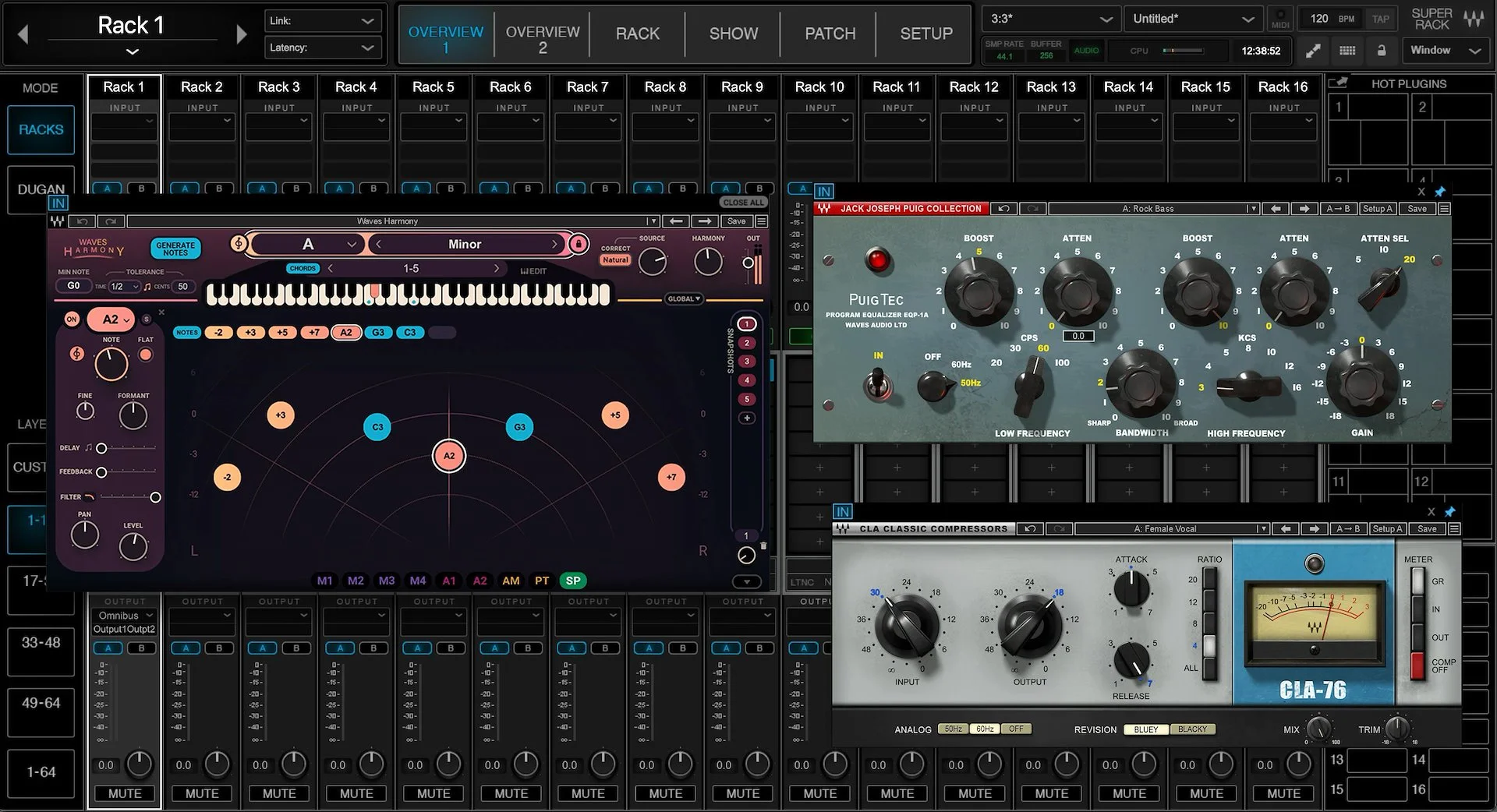 Waves SuperRack Performer (Download) Add Waves + any VST3 plugins to ...
