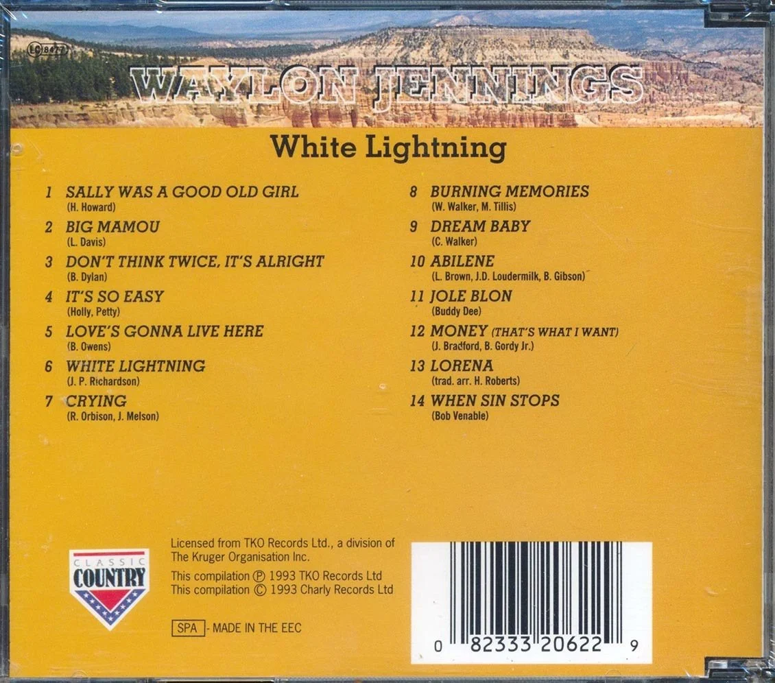 Waylon Jennings - White Lightning | Capital Music Gear