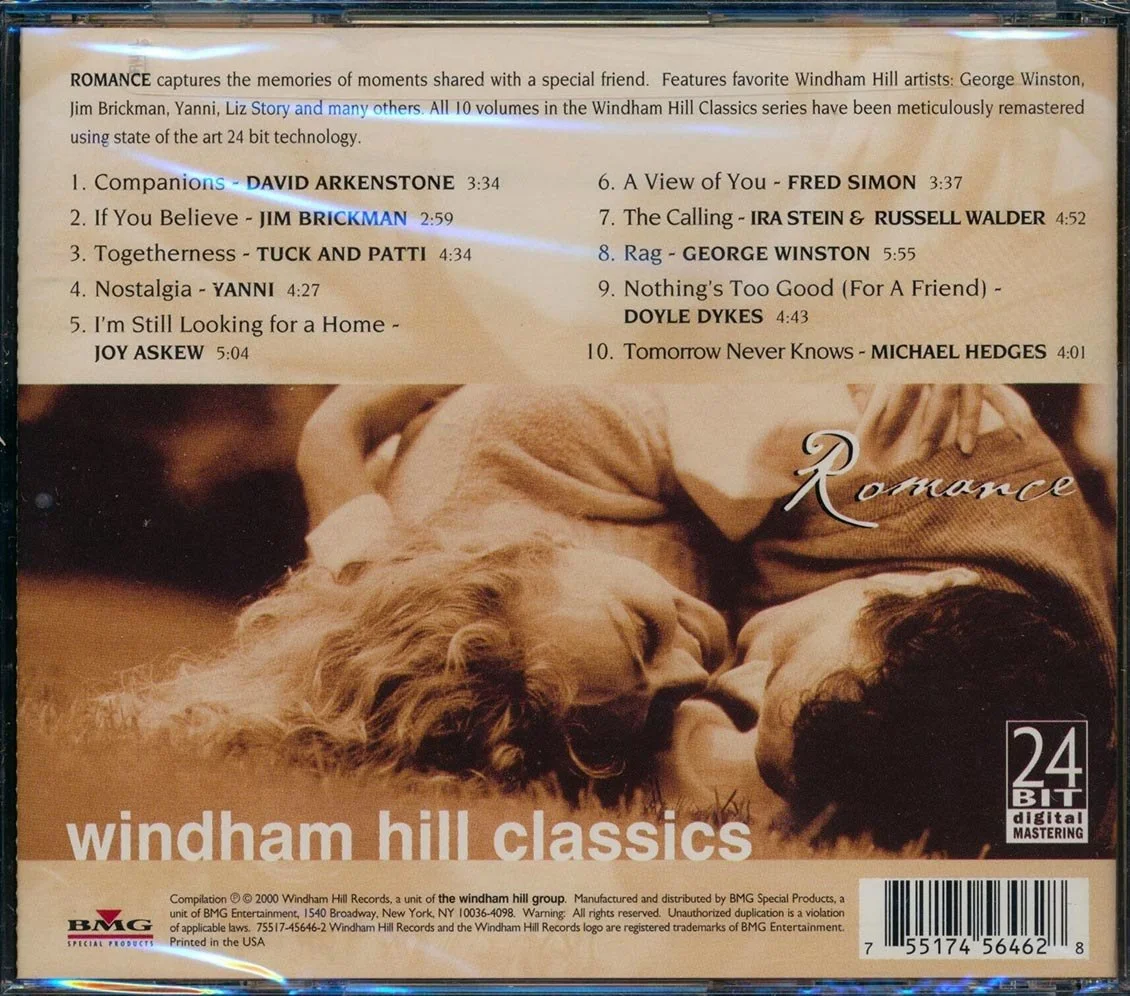 Yanni, Jm Brinkman, Fred Simon, Etc. - Romance: Windham Hill Classics ...